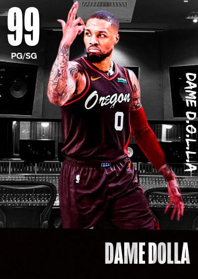 2KDB MyTEAM Database | NBA 2K Custom Card (Dame dolla) by KillBoffeer ...