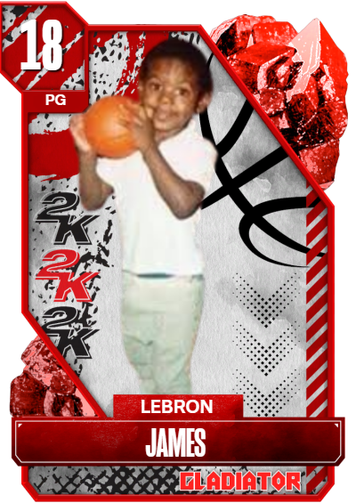 NBA 2K24 | 2KDB Custom Card (LeBron James kid)