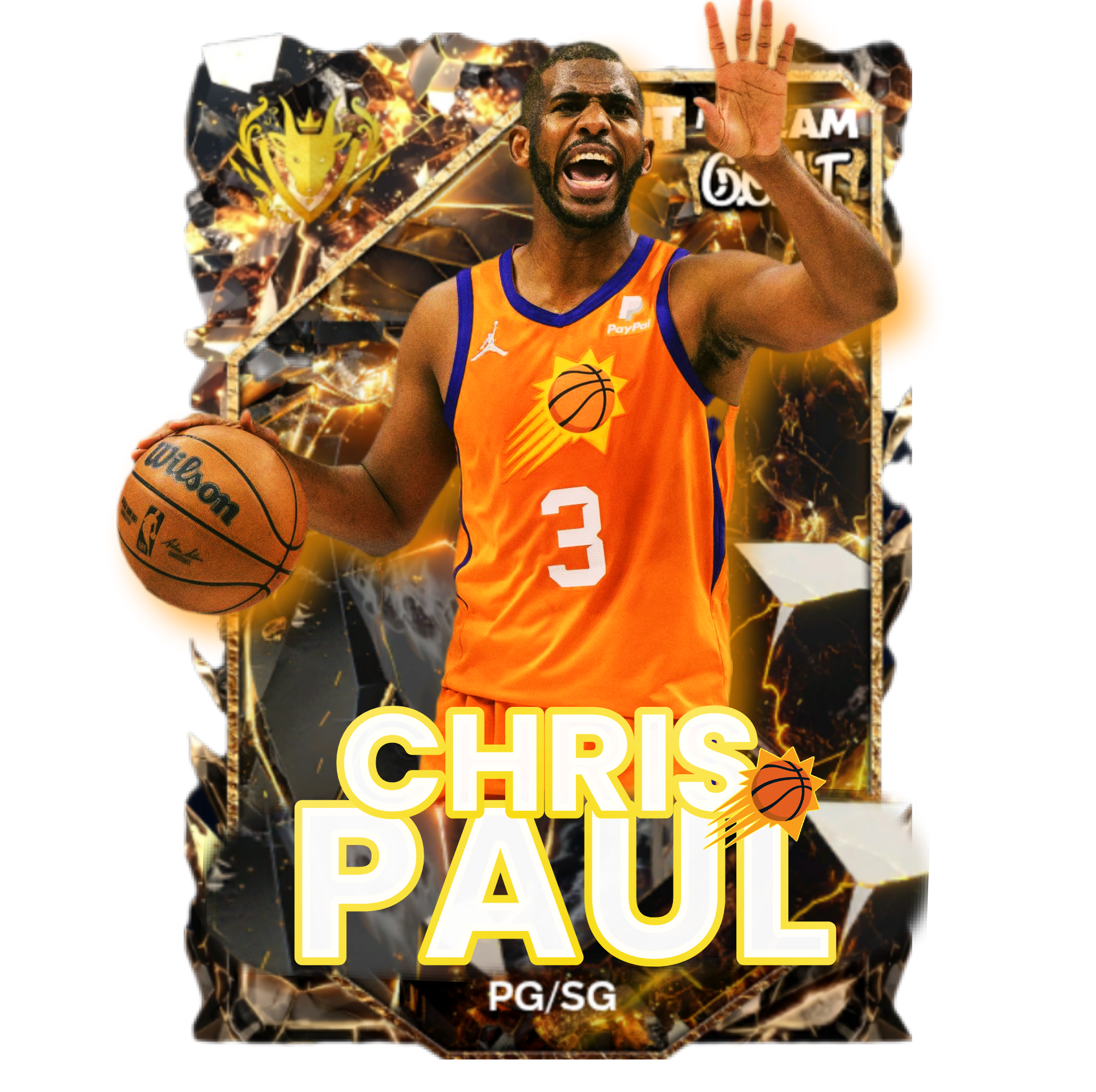 2KDB MyTEAM Database | NBA 2K Custom Card (GOAT CP3) by Clem.fx | NBA 2K26