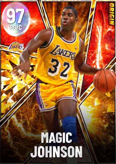 NBA 2K25 | 2KDB MyTEAM NBA 2K Custom Card (Magic Johnson) by neoneon