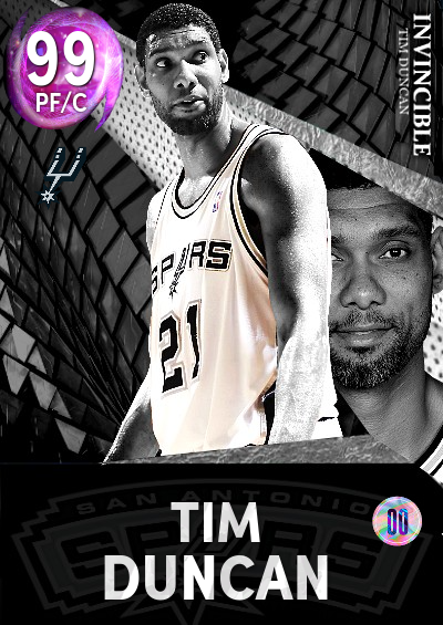 NBA 2K25 | 2KDB MyTEAM NBA 2K Custom Card (Tim Duncan) by Horton