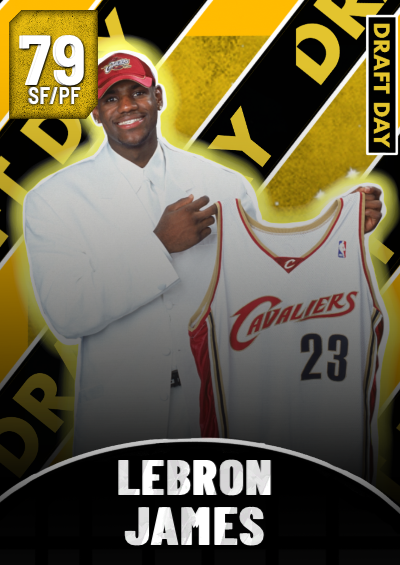 NBA 2K25 | 2KDB MyTEAM NBA 2K Custom Card (Draft Day Lebron James) by C0ma_T0ast