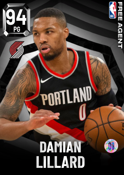 NBA 2K25 | 2KDB MyTEAM NBA 2K Custom Card (Dame Time FA) by BawSaq
