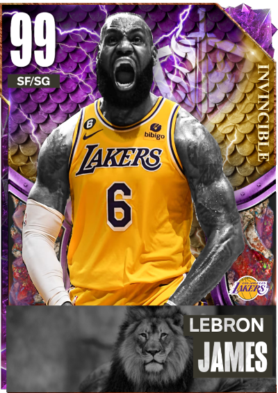 NBA 2K25 | 2KDB MyTEAM NBA 2K Custom Card (lakers lebron) by potatoboy