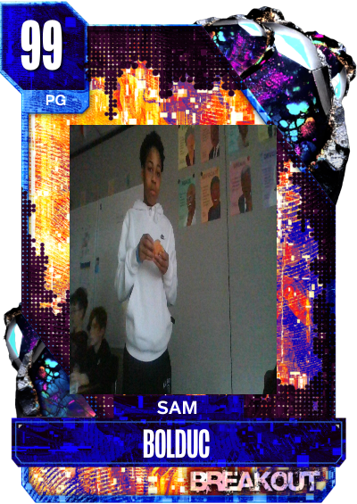 NBA 2K25 | 2KDB MyTEAM NBA 2K Custom Card (Sam Bolduc) by dontayrodriguez