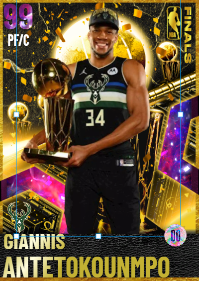 NBA 2K25 | 2KDB MyTEAM NBA 2K Custom Card (Giannis Antetokounmpo) by brysonshenck