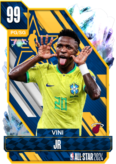 NBA 2K25 | 2KDB MyTEAM NBA 2K Custom Card (Vini Jr) by Football_Is_Better