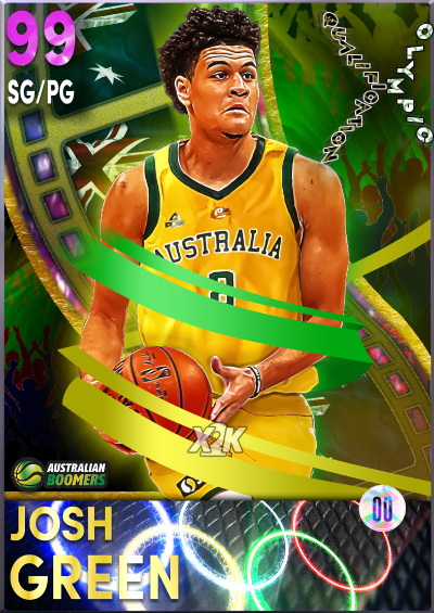 NBA 2K21 | 2KDB Custom Card (Green and Gold)