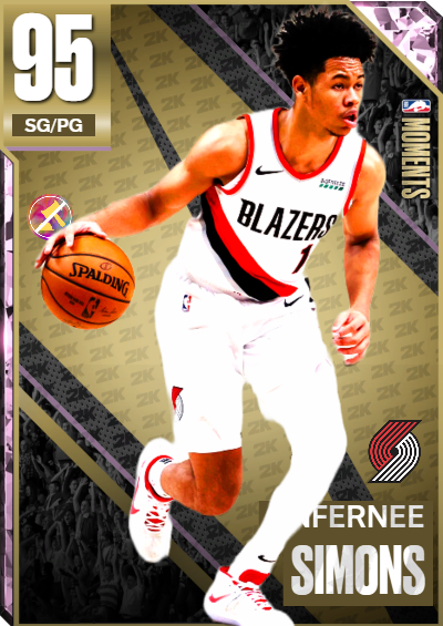 NBA 2K25 | 2KDB MyTEAM NBA 2K Custom Card (Anfernee Simons) by Hiepex