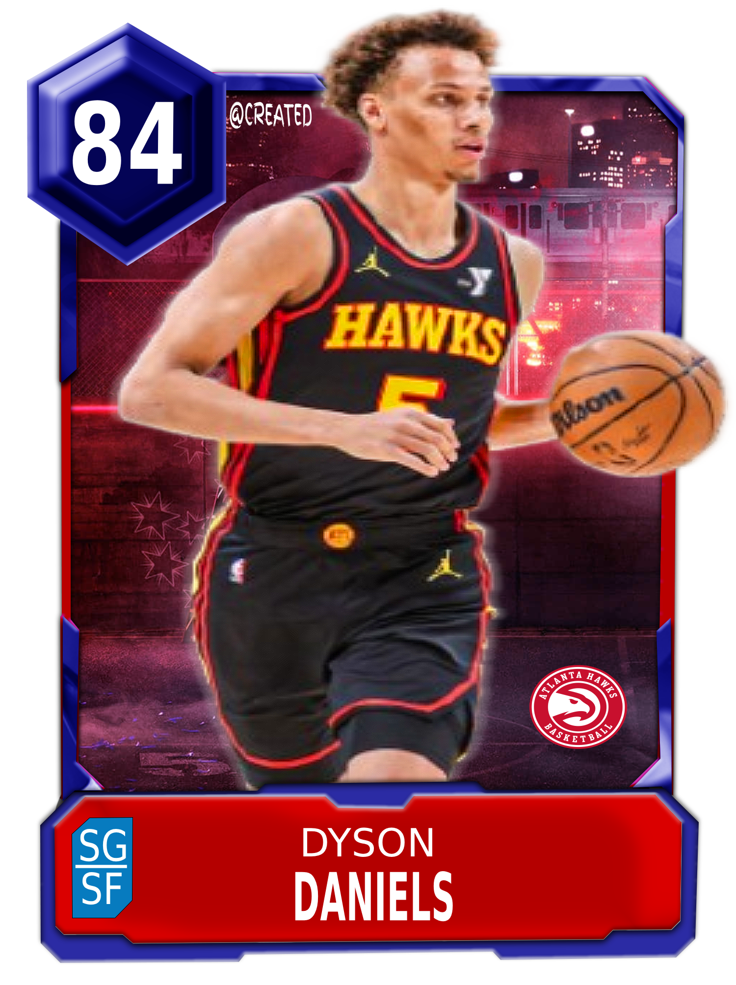 2KDB MyTEAM Database | NBA 2K Custom Card (Dyson Daniels) by Created ...