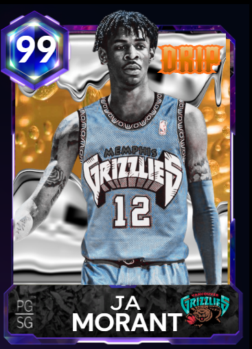 2KDB MyTEAM Database | NBA 2K Custom Card (4/6 DRIP Ja Morant) by ...