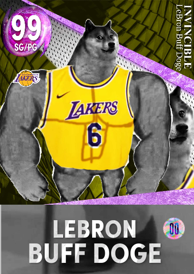 NBA 2K25 | 2KDB MyTEAM NBA 2K Custom Card (lebron buff doge) by ...