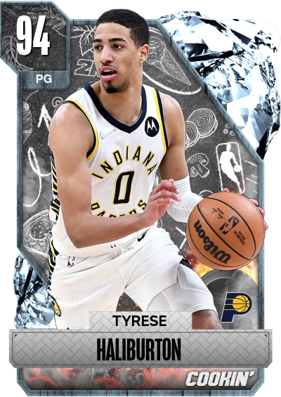 NBA 2K25 | 2KDB MyTEAM NBA 2K Custom Card (Tyrese Haliburton) by Jaiku2099