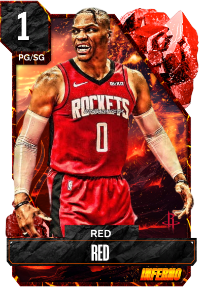 NBA 2K26 | 2KDB MyTEAM NBA 2K Custom Card (red) by aran