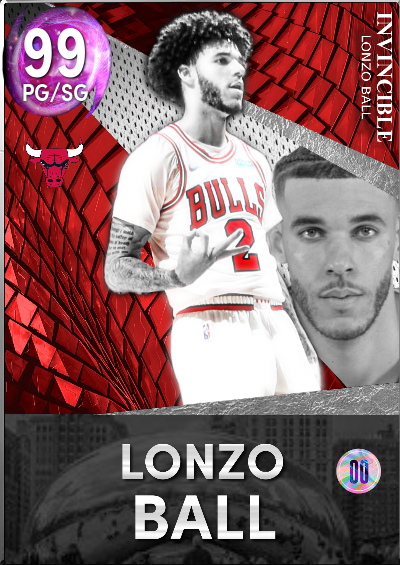 NBA 2K25 | 2KDB MyTEAM NBA 2K Custom Card (Invincible Lonzo) by HyperBandit80