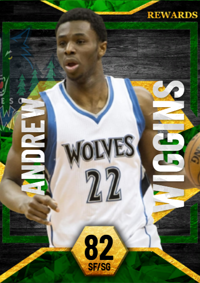 NBA 2K25 | 2KDB MyTEAM NBA 2K Custom Card (Andrew Wiggins Wolves Emerald) by CD10