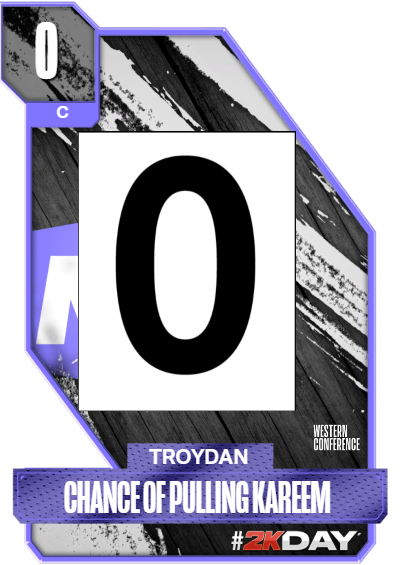 2KDB MyTEAM Database | NBA 2K Custom Card (Troydan Chance of pulling ...