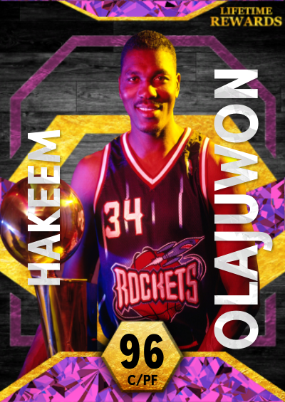 NBA 2K26 | 2KDB MyTEAM NBA 2K Custom Card (Hakeem Olajuwon) by zbasket98