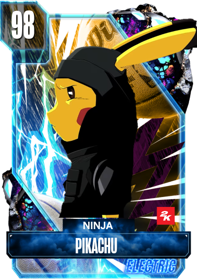 NBA 2K25 | 2KDB MyTEAM NBA 2K Custom Card (Ninja Pikachu) by LeeBrox