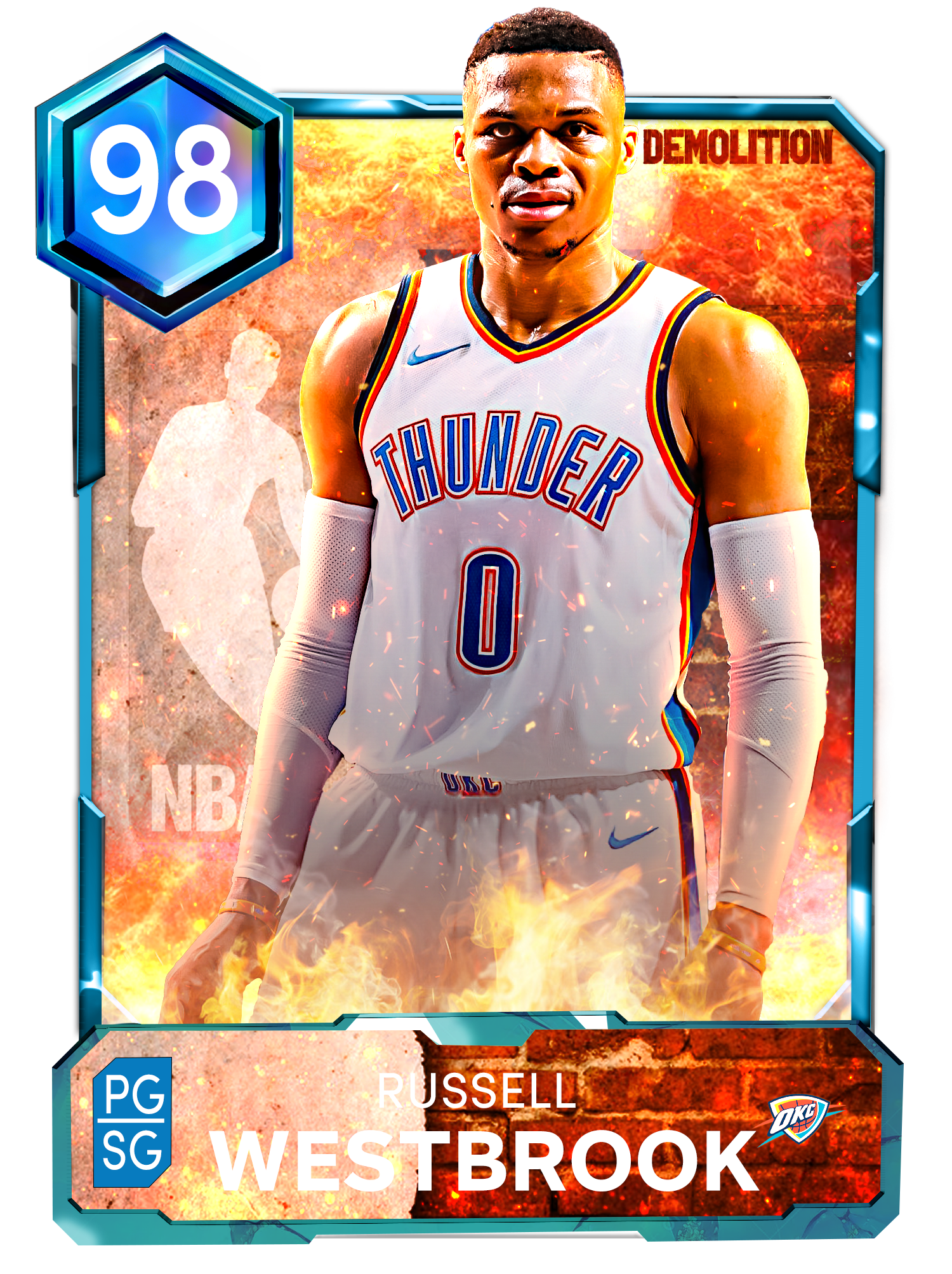 2KDB MyTEAM Database | NBA 2K Custom Card (russ) by Kreuz | NBA 2K26
