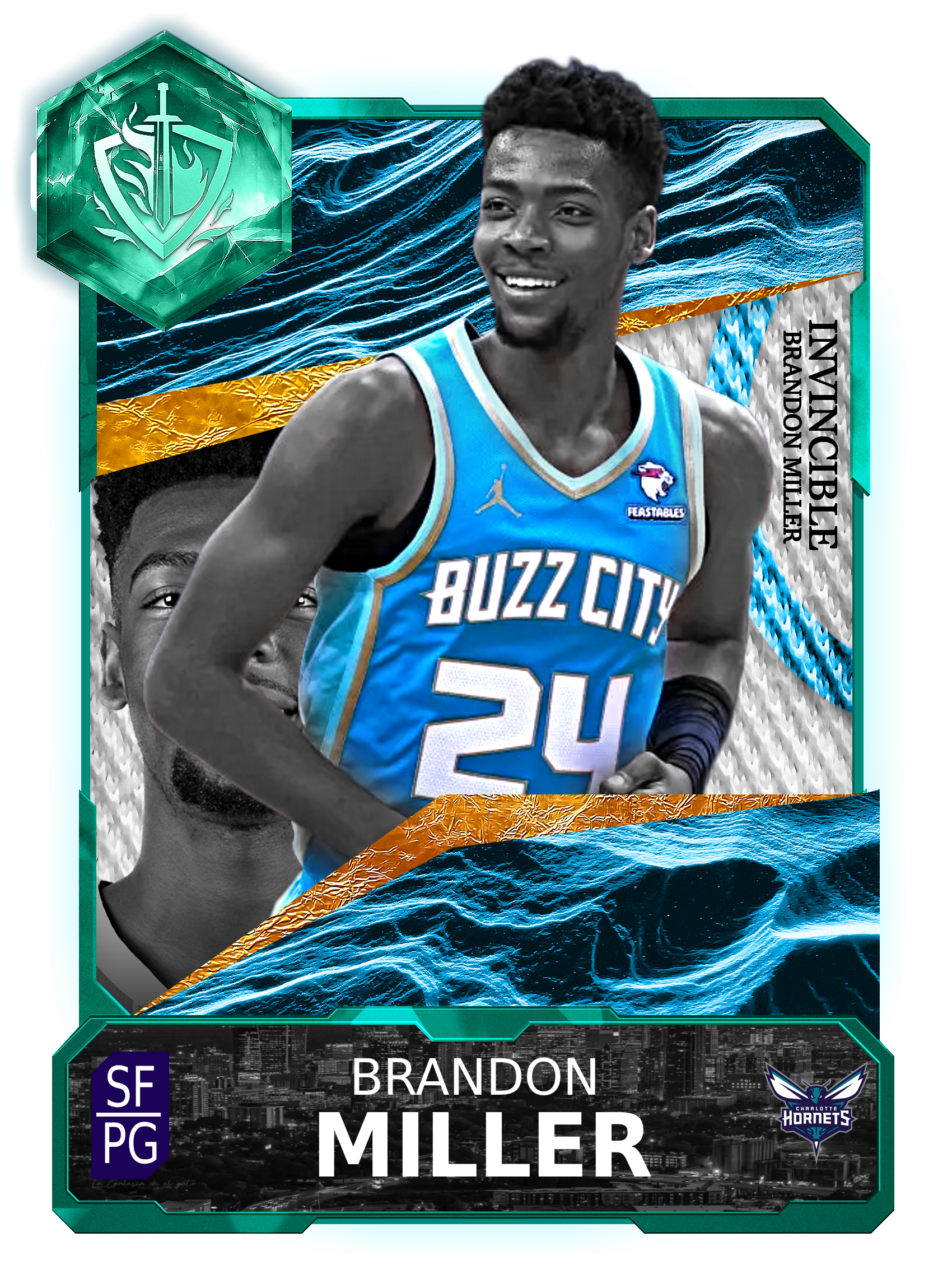 2KDB MyTEAM Database | NBA 2K Custom Card (invincible brandon miller ...