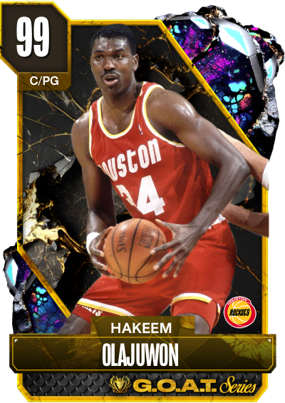 NBA 2K26 | 2KDB MyTEAM NBA 2K Custom Card (Hakeem Olajuwon) by theyhatezay