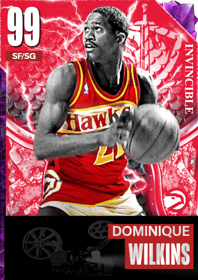 NBA 2K25 | 2KDB MyTEAM NBA 2K Custom Card (Invincible Dominique Wilkins) by StuckKingStuff