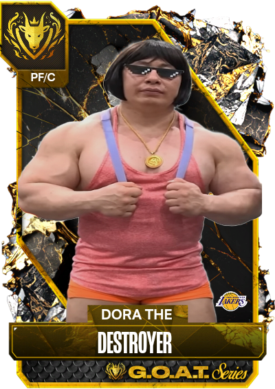 NBA 2K25 | 2KDB MyTEAM NBA 2K Custom Card (Dora the destroyer) by Typhoonxander
