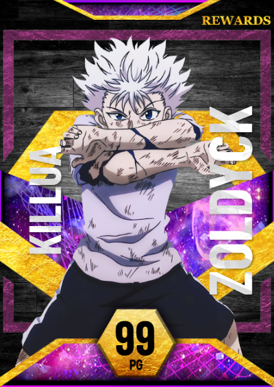 NBA 2K25 | 2KDB MyTEAM NBA 2K Custom Card (Killua Zoldyck) by v3rt1cal