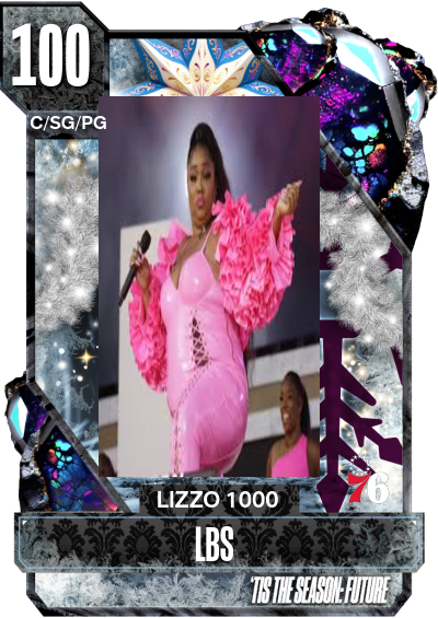 NBA 2K25 | 2KDB MyTEAM NBA 2K Custom Card (lizzo 1000 lbs) by loveulebonbon