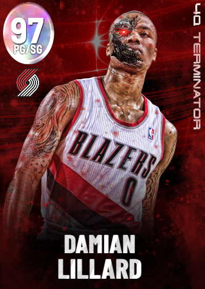 NBA 2K25 | 2KDB MyTEAM NBA 2K Custom Card (4Q Terminator Lillard) by nikita