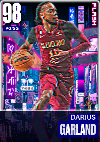 NBA 2K25 | 2KDB MyTEAM NBA 2K Custom Card (Darius Garland) by futurecores
