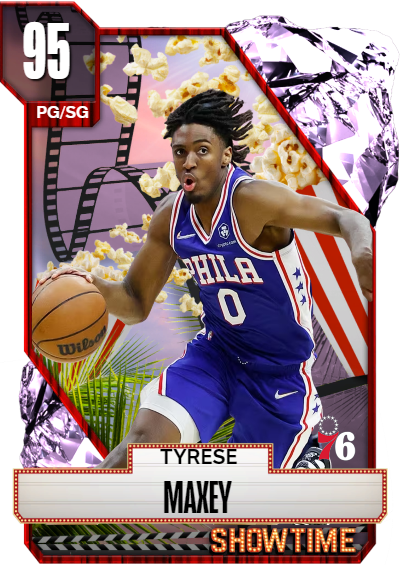 NBA 2K25 | 2KDB MyTEAM NBA 2K Custom Card (Tyrese Maxey Showtime Card ...
