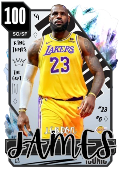 NBA 2K26 | 2KDB MyTEAM NBA 2K Custom Card (Lebron James Iconic) by ...