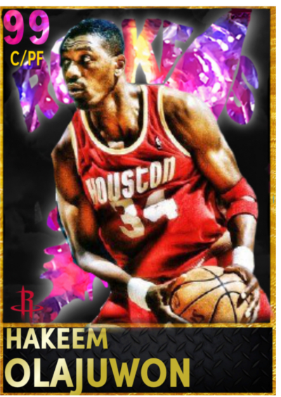 NBA 2K25 | 2KDB MyTEAM NBA 2K Custom Card (Goat Hakeem) by GavinAkumpo