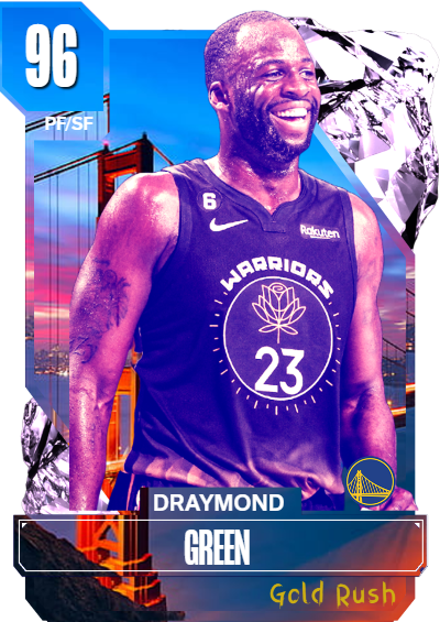 NBA 2K25 | 2KDB MyTEAM NBA 2K Custom Card (Gold Rush Draymond) by Megabob