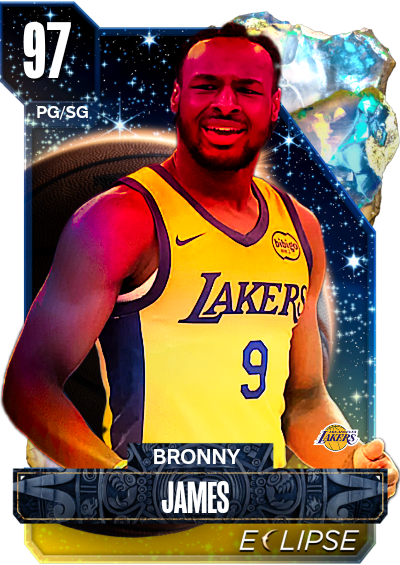 NBA 2K26 | 2KDB MyTEAM NBA 2K Custom Card (Bronny James) by Gnomish