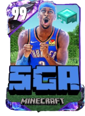 NBA 2K25 | 2KDB MyTEAM NBA 2K Custom Card (shai minecraft set 2/3) by ...