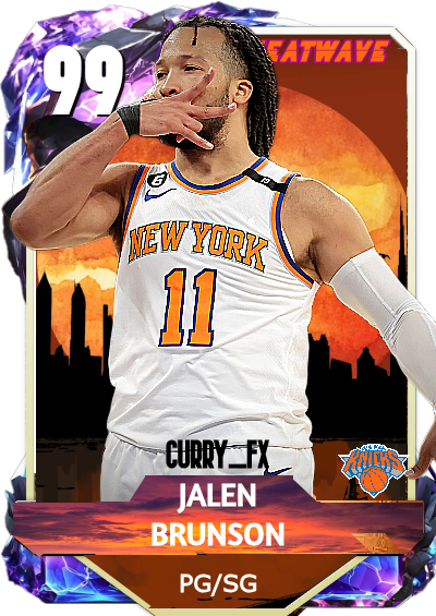 2KDB MyTEAM Database | NBA 2K Custom Card (Brunson) by Curry_FX | NBA 2K26