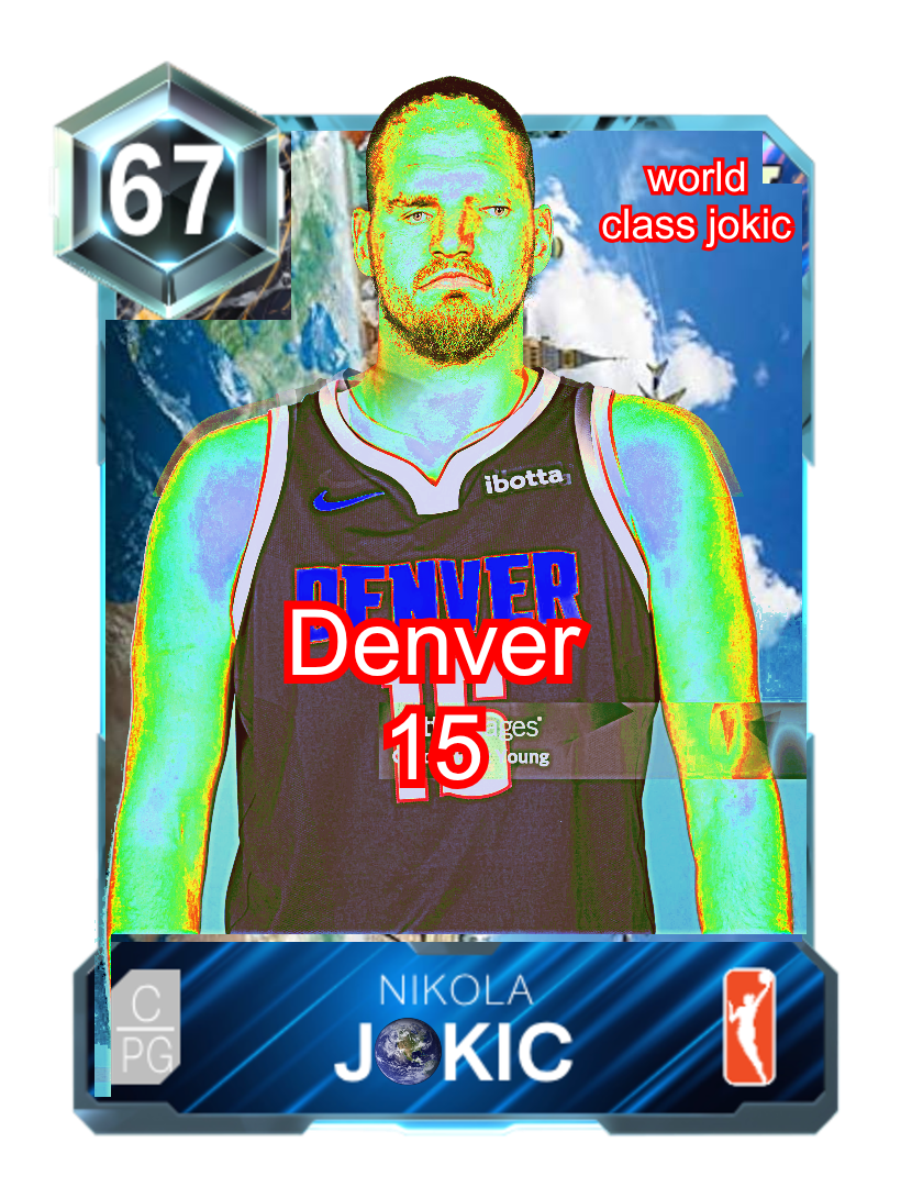 2KDB MyTEAM Database | NBA 2K Custom Card (first custom card (my freind ...