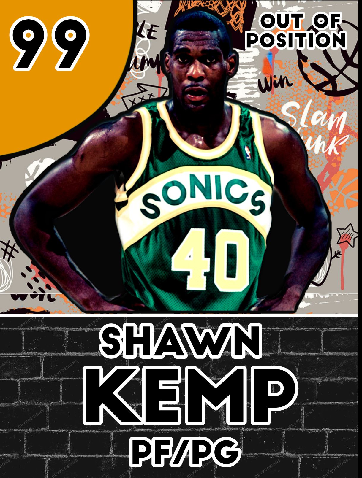 NBA 2K26 | 2KDB MyTEAM NBA 2K Custom Card (Out of position set. Card 2/ ...