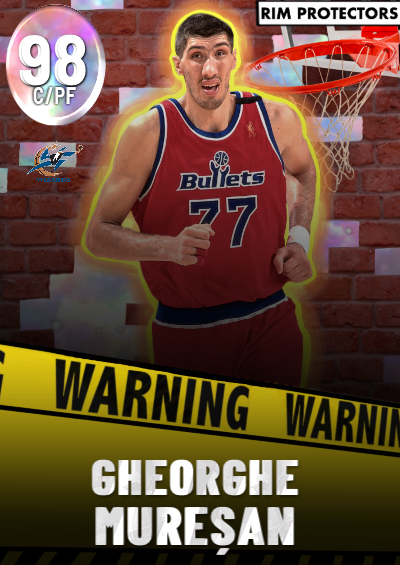 NBA 2K22 | 2KDB Custom Card (Rim Protectors Gheorghe Mureșan)