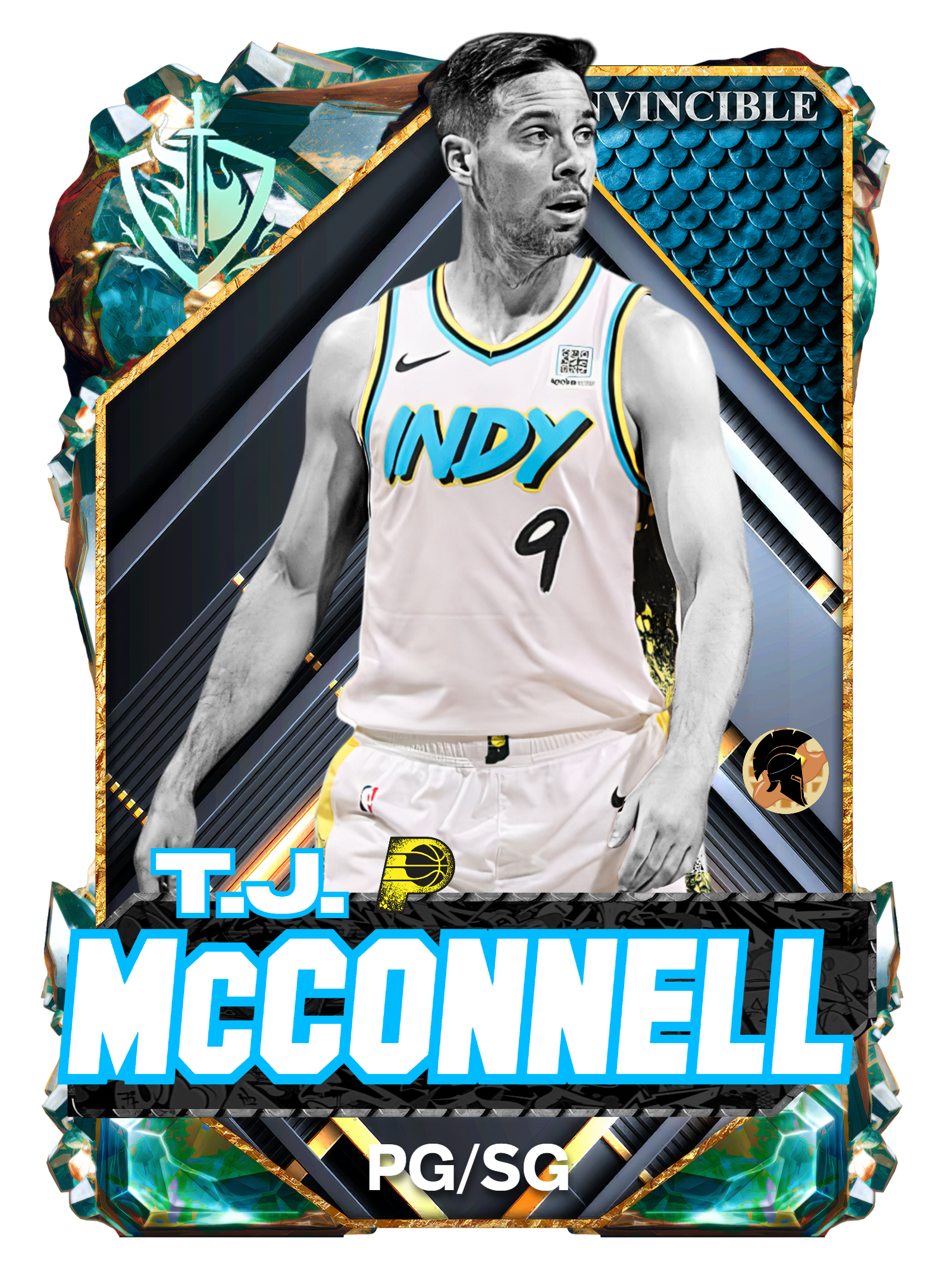 2KDB MyTEAM Database | NBA 2K Custom Card (Invincible TJ McConnell) by ...