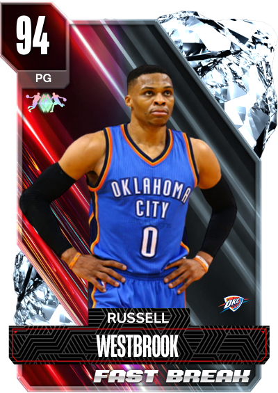 2KDB MyTEAM Database | NBA 2K Custom Card (Russell Westbrook) by ...