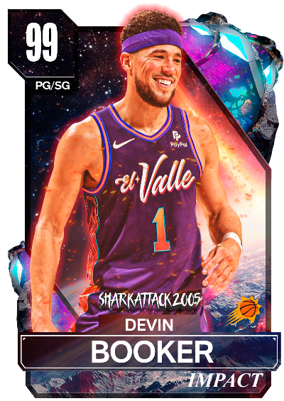 2KDB MyTEAM Database | NBA 2K Custom Card (Devin Booker) by Shark | NBA ...