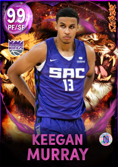 NBA 2K26 | 2KDB MyTEAM NBA 2K Custom Card (Keegan Murray) by LilBuckets23