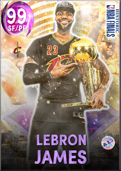 NBA 2K25 | 2KDB MyTEAM NBA 2K Custom Card (Jebron Lames) by aidan13