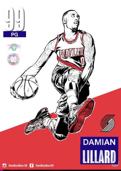 2KDB MyTEAM Database | NBA 2K Custom Card (Dame Dolla) by Dollaboylik ...