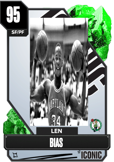 2KDB MyTEAM Database | NBA 2K Custom Card (Len Bias) by mh | NBA 2K26