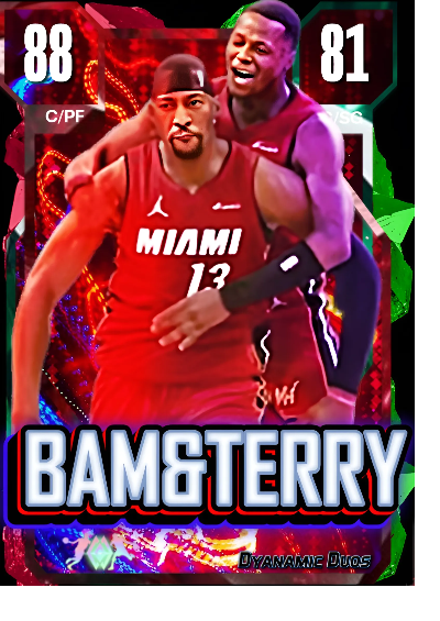 NBA 2K25 | 2KDB MyTEAM NBA 2K Custom Card (Dynamic duos concept) by SadGoofy